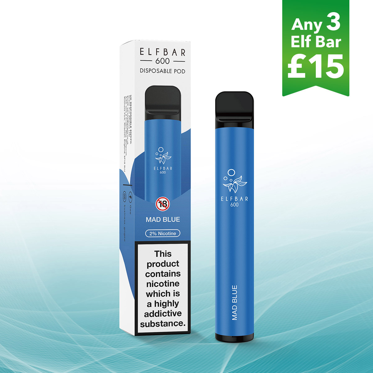 Great tasting Mango Elf Bar 600 Disposable Vape Just £5.99