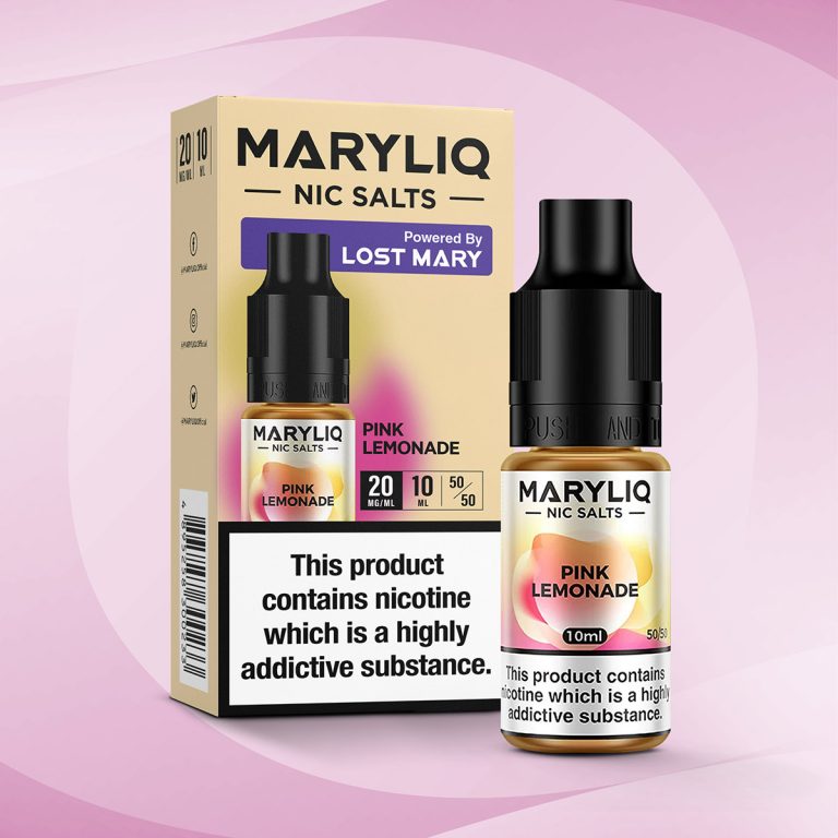 Pink Lemonade Lost Mary Maryliq E-liquid | 10 for £25 | Jenson E-Cig
