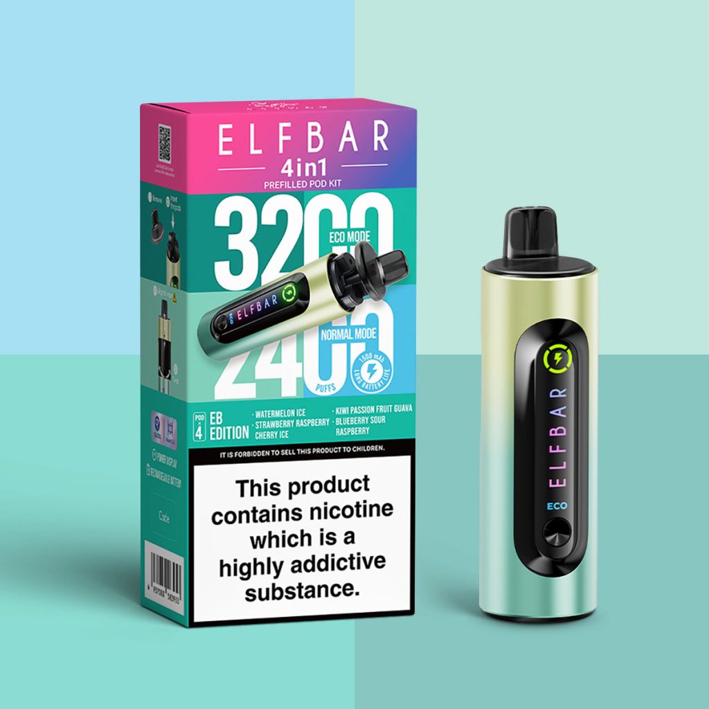 EB Edition Elf Bar 4 in 1 Prefilled Pod Kit | Jenson E-Cig
