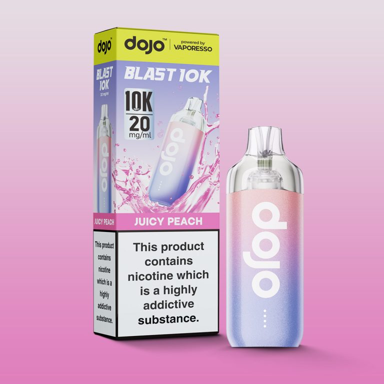 Juicy Peach - Dojo Blast 10K Prefilled Pod Kit | Lowest Priced Option